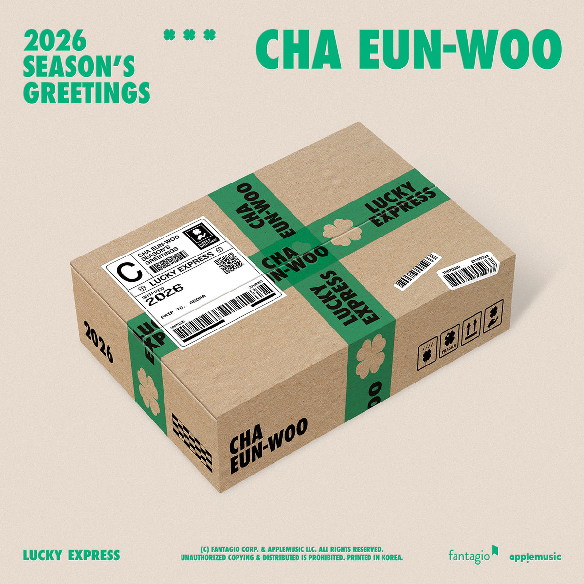 Cha Eun Woo - 2026 Season's Greetings Lucky Express – Insa Korean Store